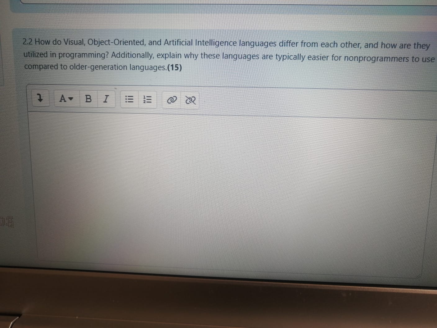Solved 2.1 ﻿As part of your assessment, you have been | Chegg.com