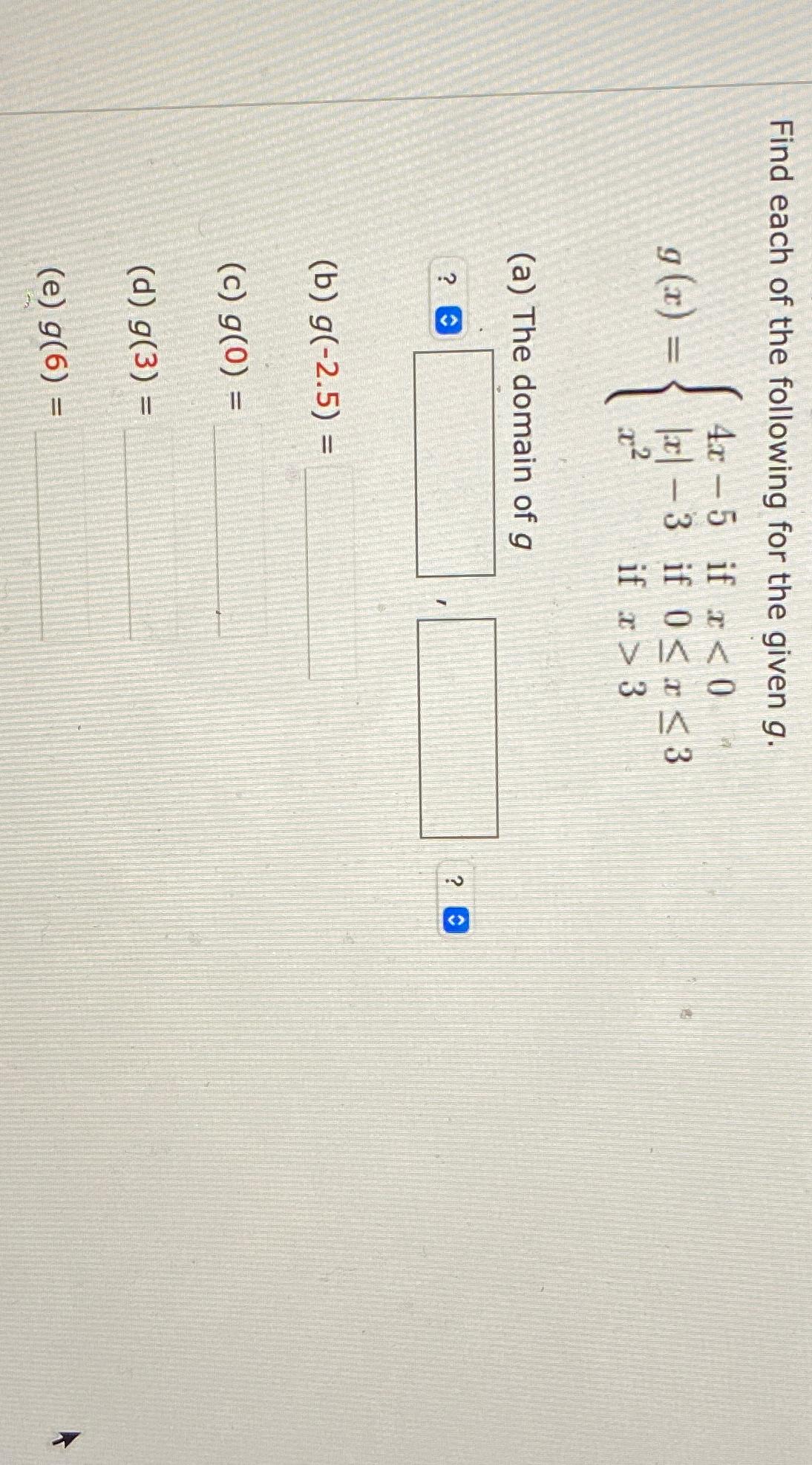 Solved Find each of the following for the given | Chegg.com