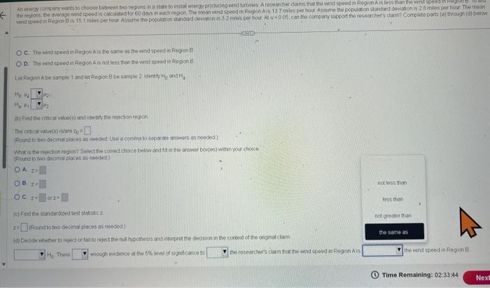 Solved What in fhe idism? 8. The wind speed in Regon Art | Chegg.com