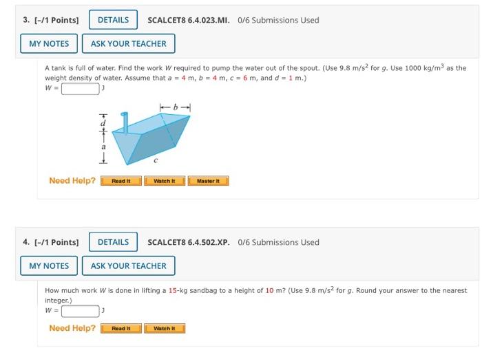 Solved 3. 1-/1 Points DETAILS SCALCET8 6.4.023.MI. 0/6 | Chegg.com Solved 3. 1-/1 Points DETAILS SCALCET8 6.4.023.MI. 0/6 | Chegg.com