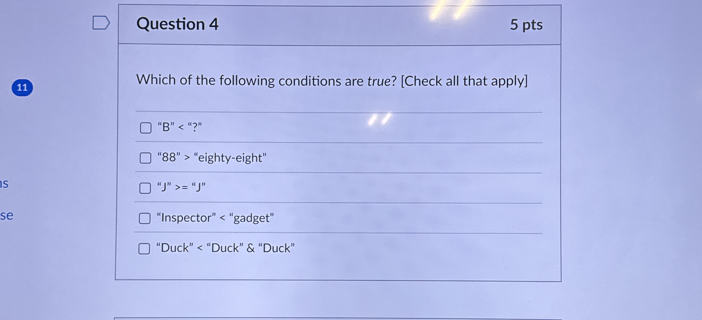 Solved Question 45 ﻿ptsWhich of the following conditions are | Chegg.com