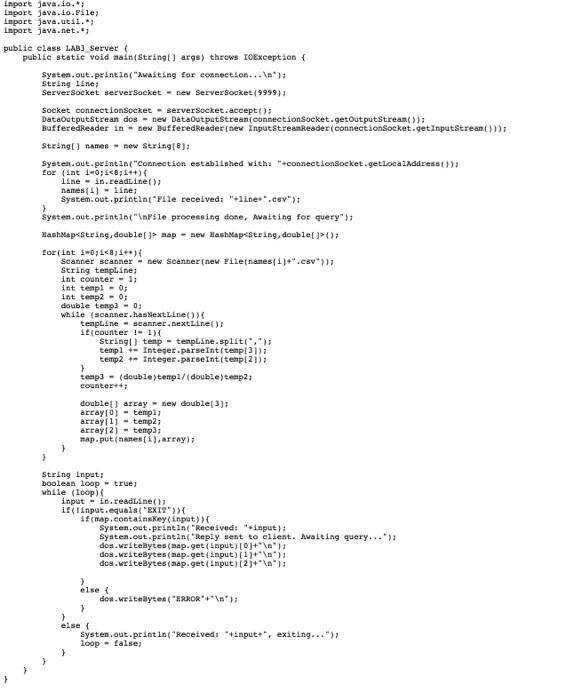 Solved ort java.util.*; ort java.net.*; lic class | Chegg.com