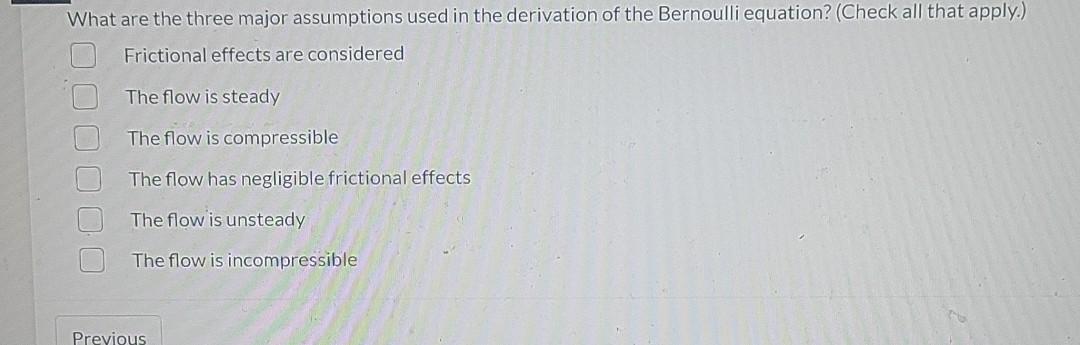 Solved What are the three major assumptions used in the | Chegg.com
