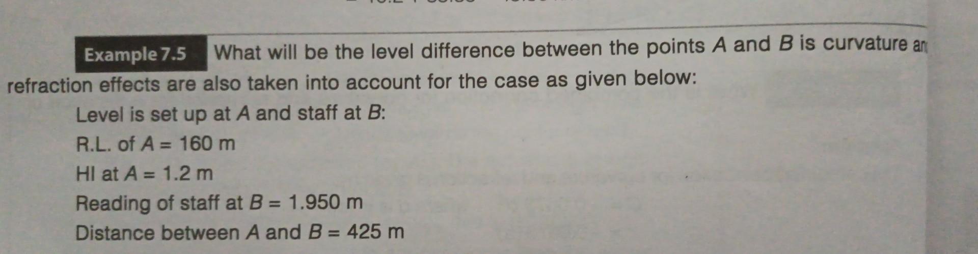 Solved What will be the level difference between the points | Chegg.com
