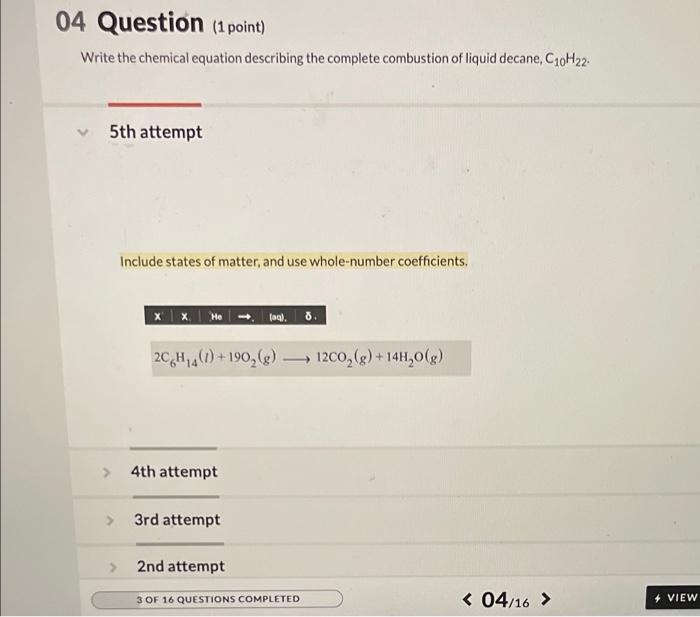 Solved Write the chemical equation describing the complete | Chegg.com