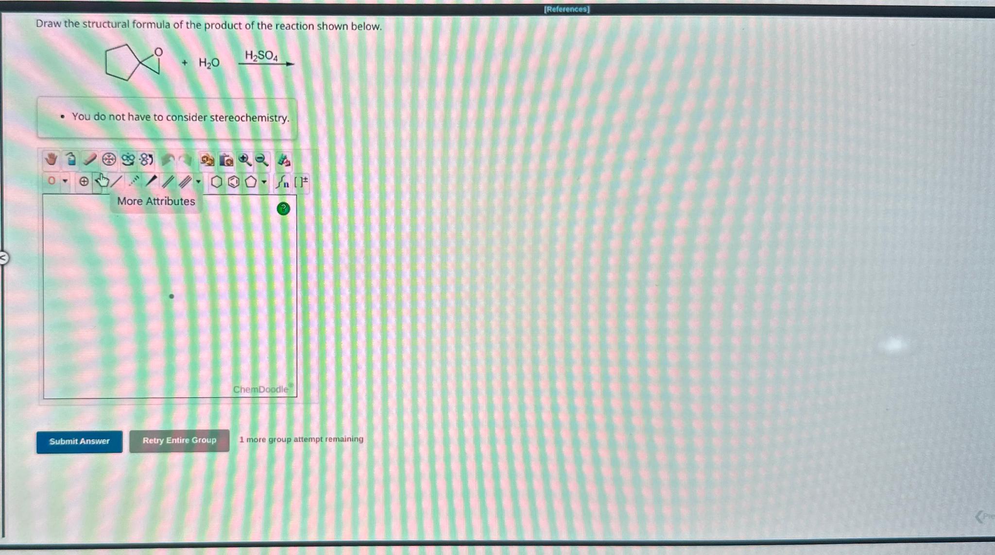 Solved Draw the structural formula of the product of the | Chegg.com