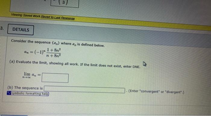 Solved Viewing Saved Work Revert to Last Response 3. DETAILS | Chegg.com