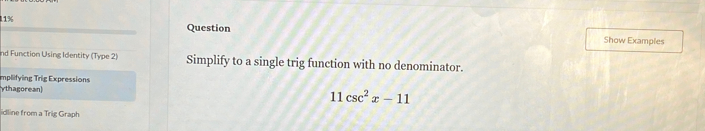 Solved 11%nd Function Using Identity (Type 2)QuestionShow | Chegg.com