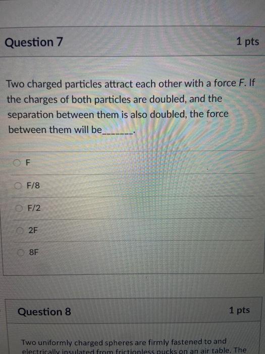 Solved Two balls with charges +Q and +4Q are separated by | Chegg.com