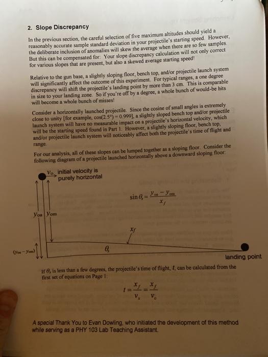 5-1 Lab 5: Projectile Motion Objective: Predict where | Chegg.com