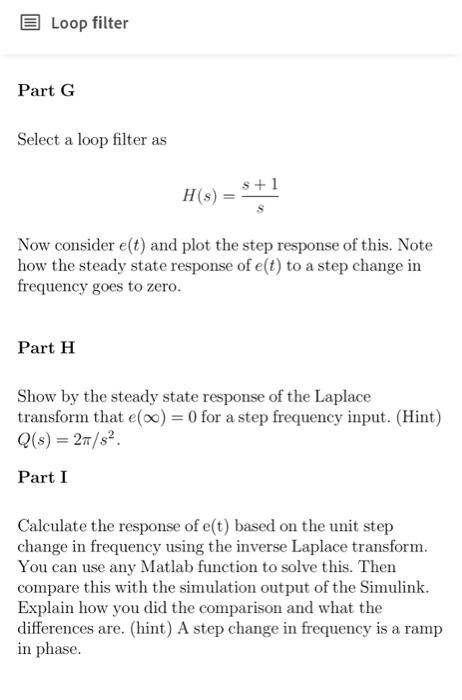 Solved Note: In some versions of Simulink, for some unknown | Chegg.com