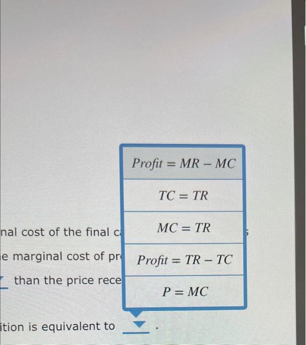 Solved 3. Profit maximization using total cost and total | Chegg.com