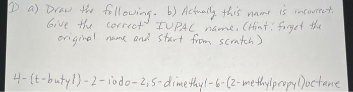 Solved i dont understand how he drew it from the name , can | Chegg.com