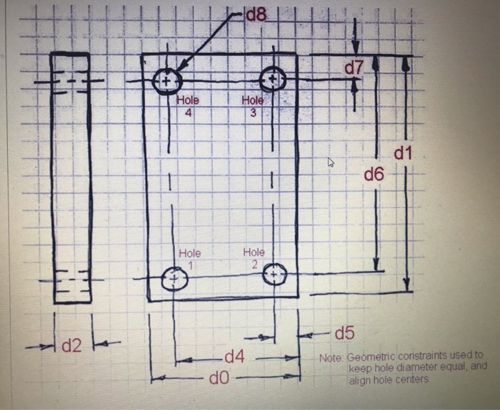 Solved Model the Arbor Press Cover Plate in a Inventor. Use | Chegg.com