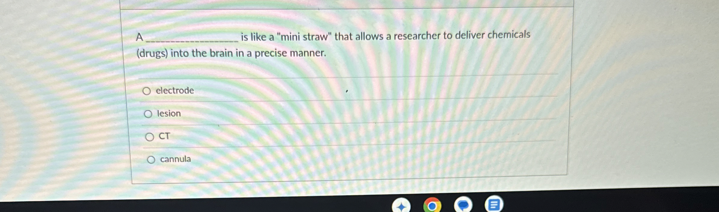 Solved A q, ﻿is like a "mini straw" that allows a researcher | Chegg.com