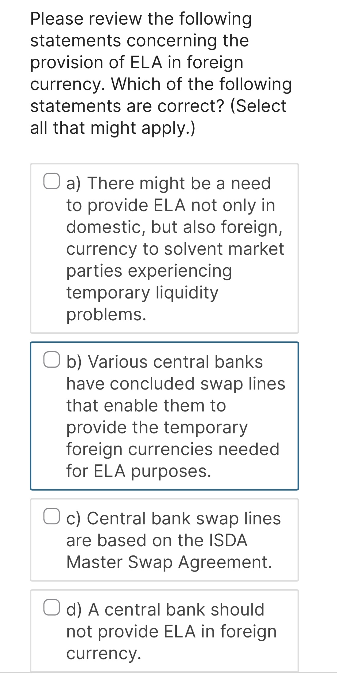 Solved Please review the following statements concerning the | Chegg.com