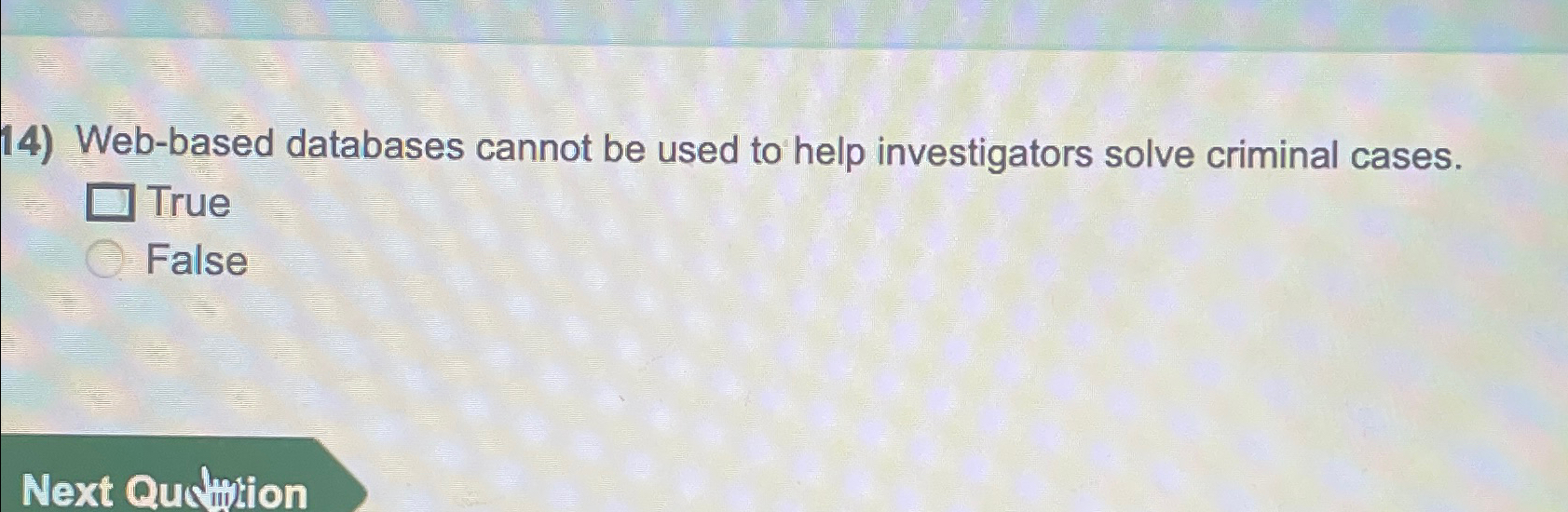 Solved Web-based databases cannot be used to help | Chegg.com