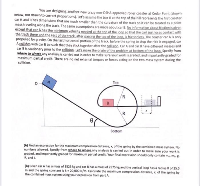 Solved You are designing another new crazy non-OSHA approved | Chegg.com