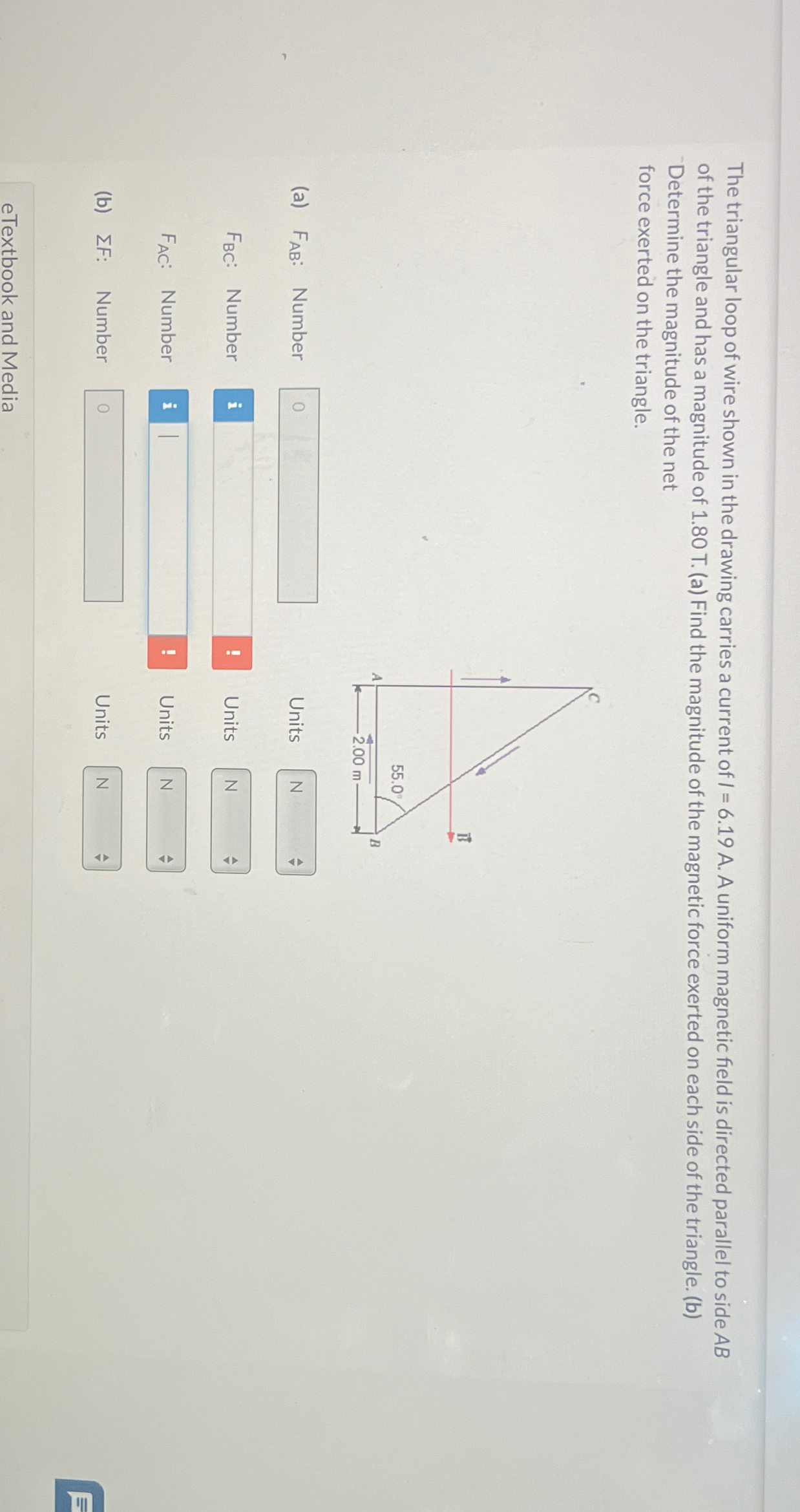 Solved The triangular loop of wire shown in the drawing | Chegg.com