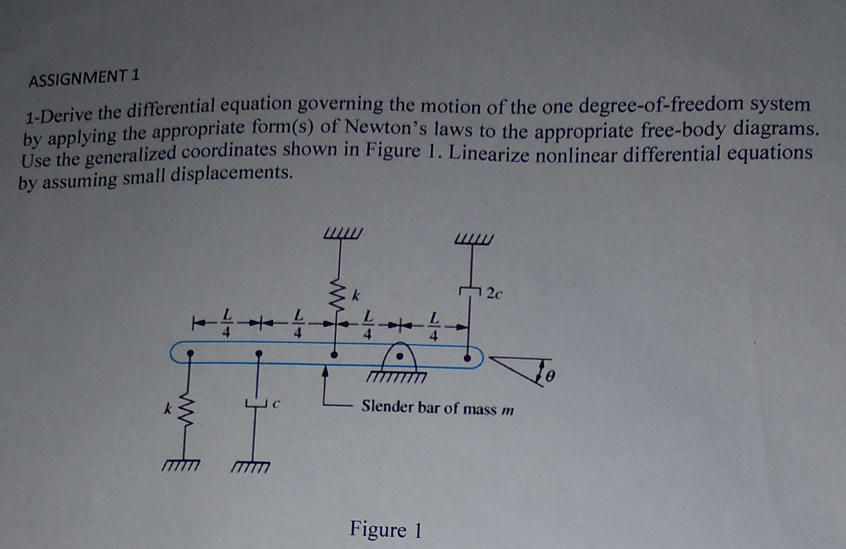 Solved ASSIGNMENT 11-Derive the differential equation | Chegg.com