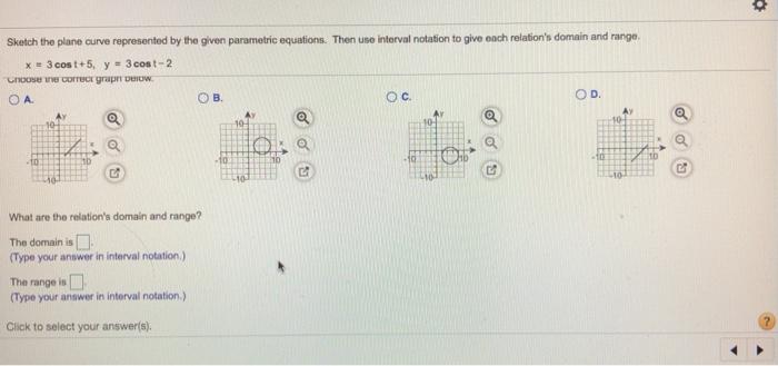 Solved Sketch the plane curve represented by the given | Chegg.com