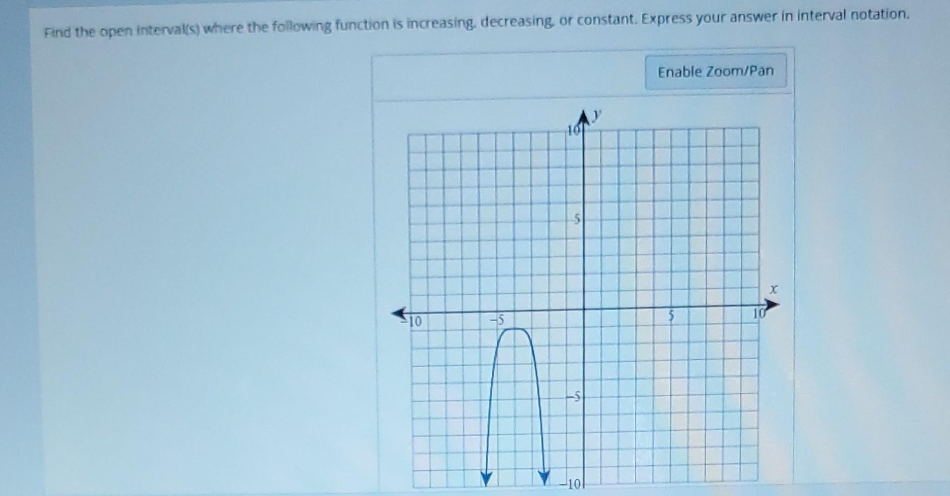 Solved Find the open interval(s) where the following | Chegg.com