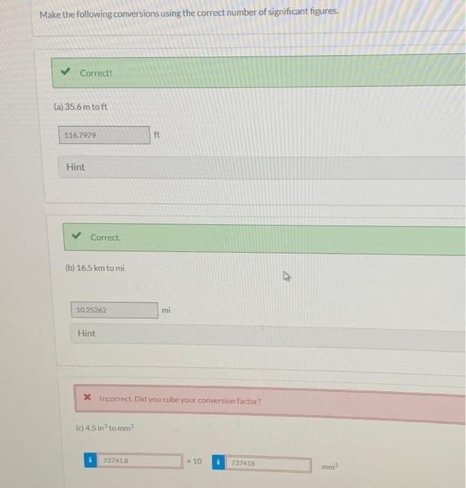 Solved Make the following conversions using the correct | Chegg.com