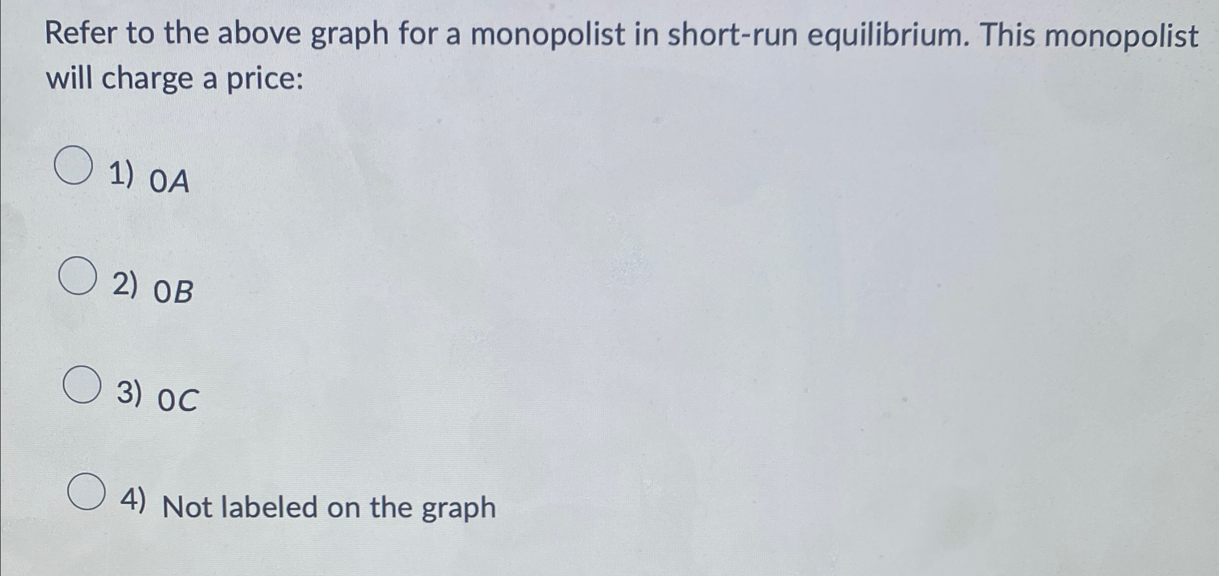 Solved Refer to the above graph for a monopolist in | Chegg.com