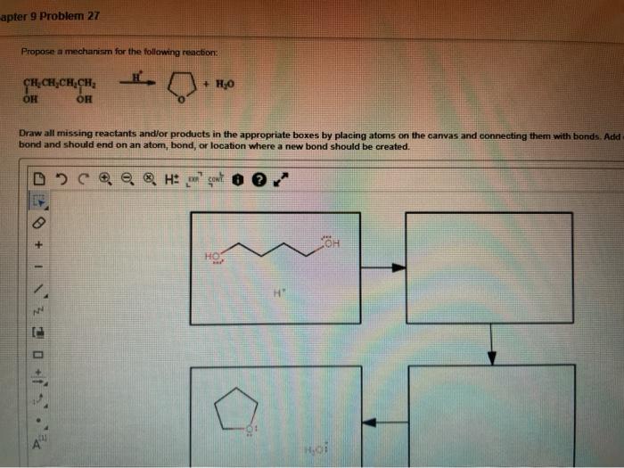 Solved apter 9 Problem 27 Propose a mechanism for the | Chegg.com