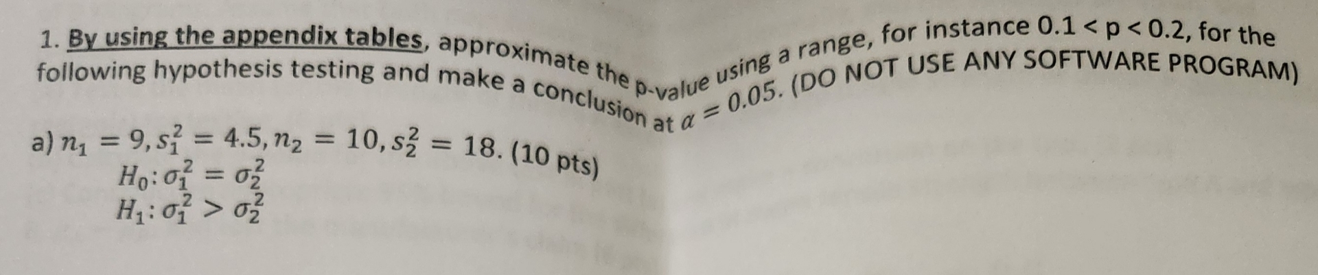 Solved 1. ﻿By using the appendix tables, approximate the | Chegg.com