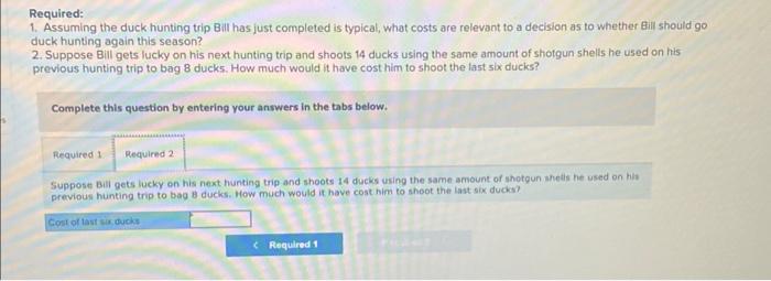 Exercise 11-16 (Algo) Identification of Relevant | Chegg.com