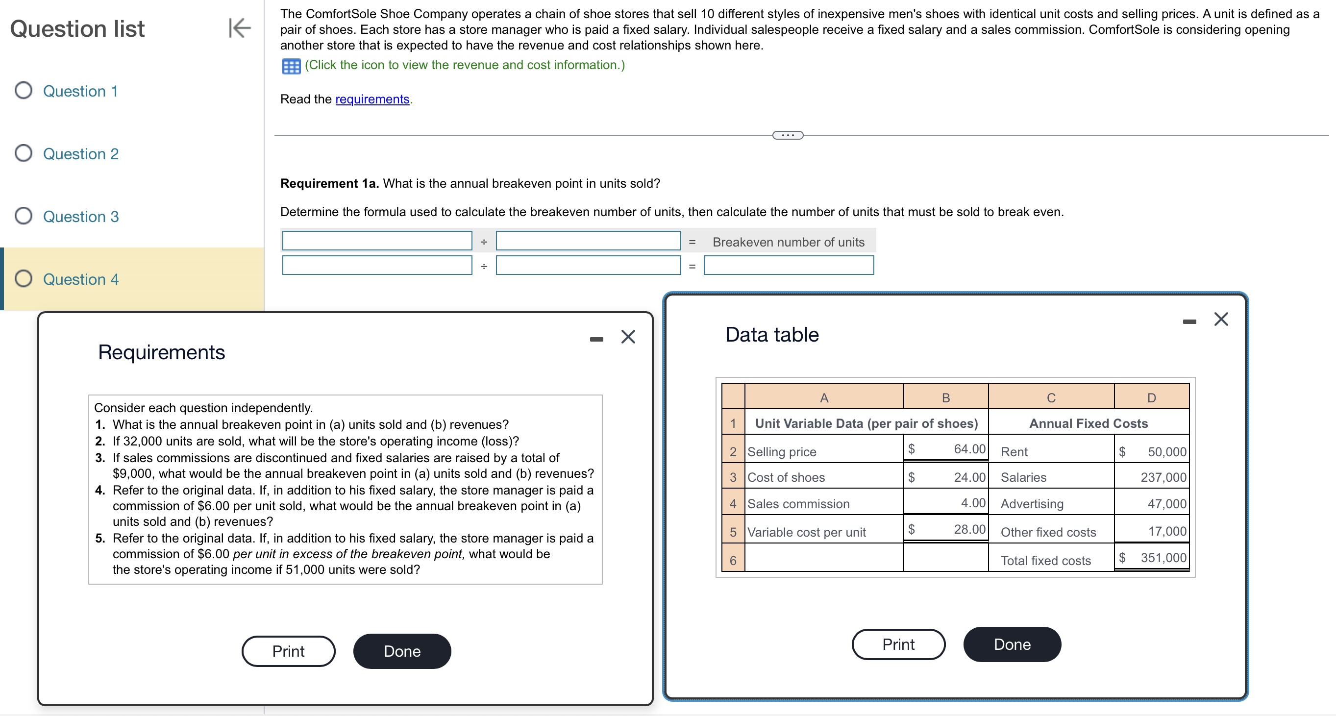 Solved Question listQuestion 1Question 2Question 3Question | Chegg.com