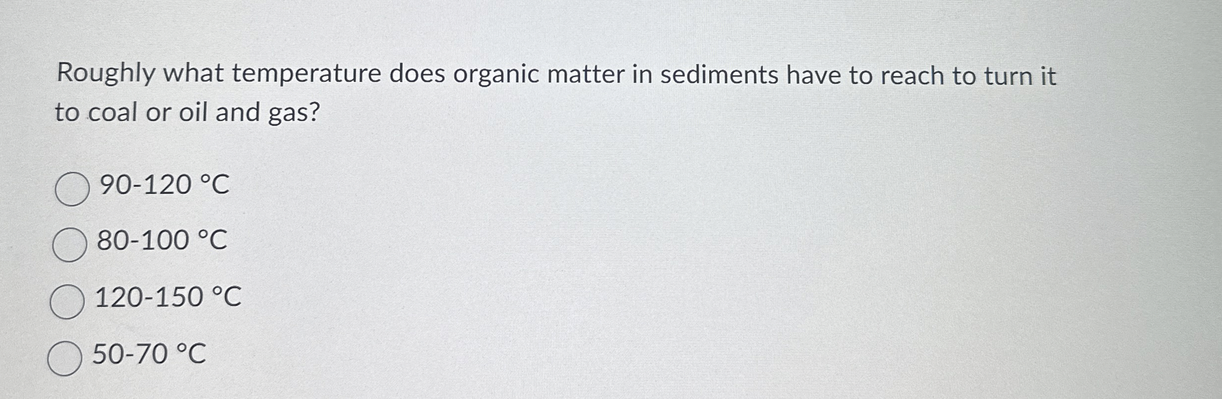 Solved Roughly what temperature does organic matter in | Chegg.com