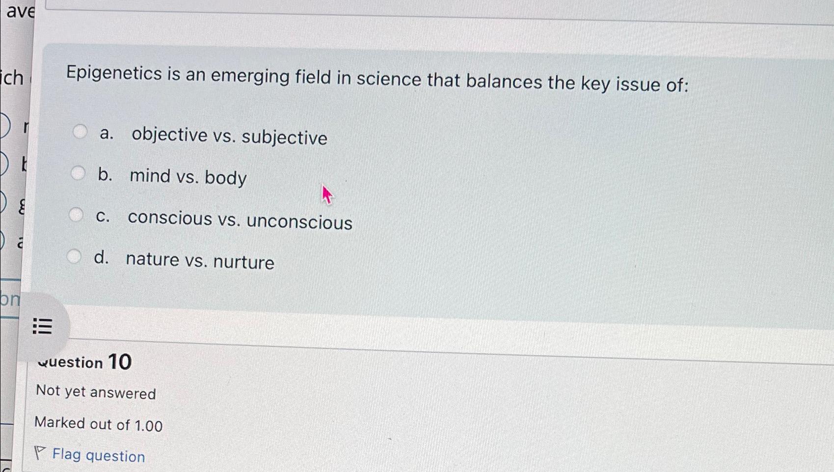 Solved Epigenetics is an emerging field in science that | Chegg.com