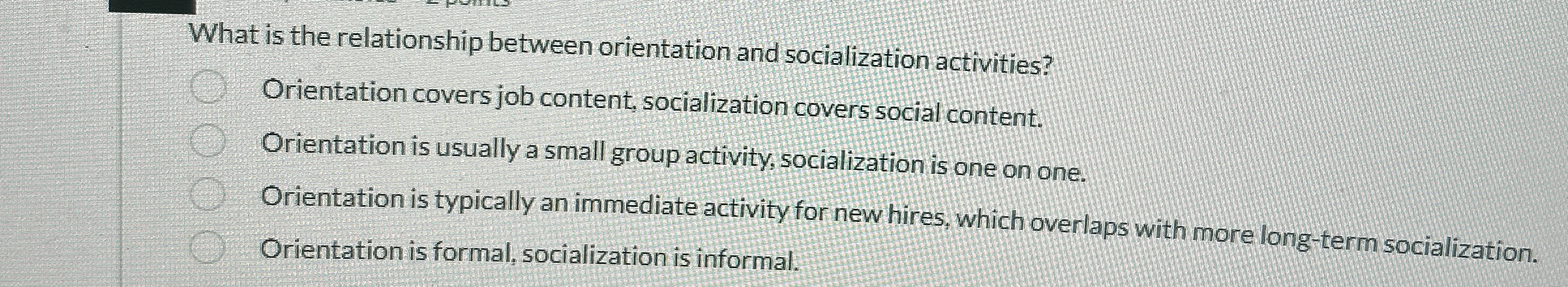 Solved What is the relationship between orientation and | Chegg.com