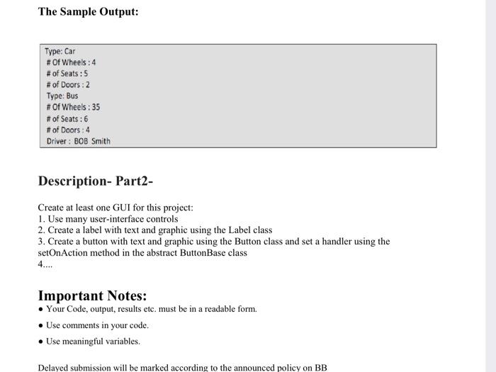 Solved Write the code that illustrates the UML diagrams and | Chegg.com