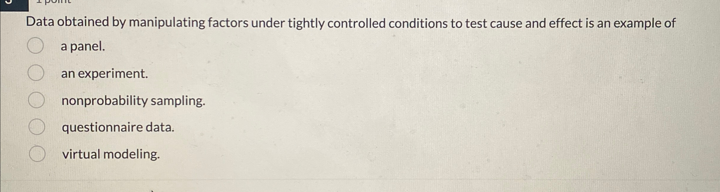 Solved Data obtained by manipulating factors under tightly | Chegg.com