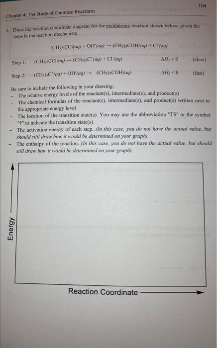 Solved Chapter 4: The Study of Chemical Reactions | Chegg.com