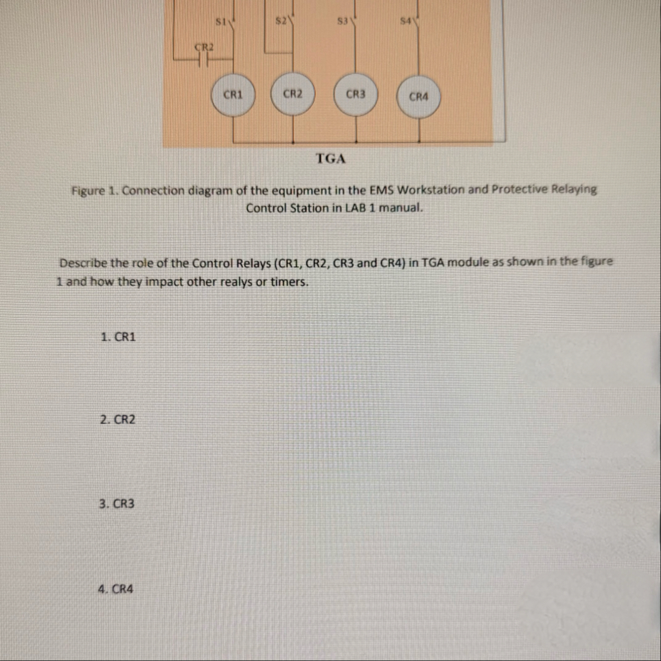 [Solved]: Figure 1. Connection diagram of the equipment in t