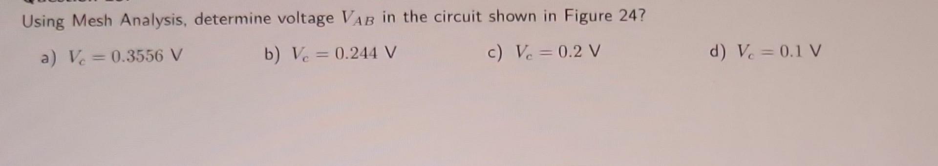 Solved Using Nodal Analysis, determine voltage Vc in the | Chegg.com