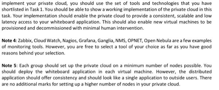 Solved implement your private cloud, you should use the | Chegg.com