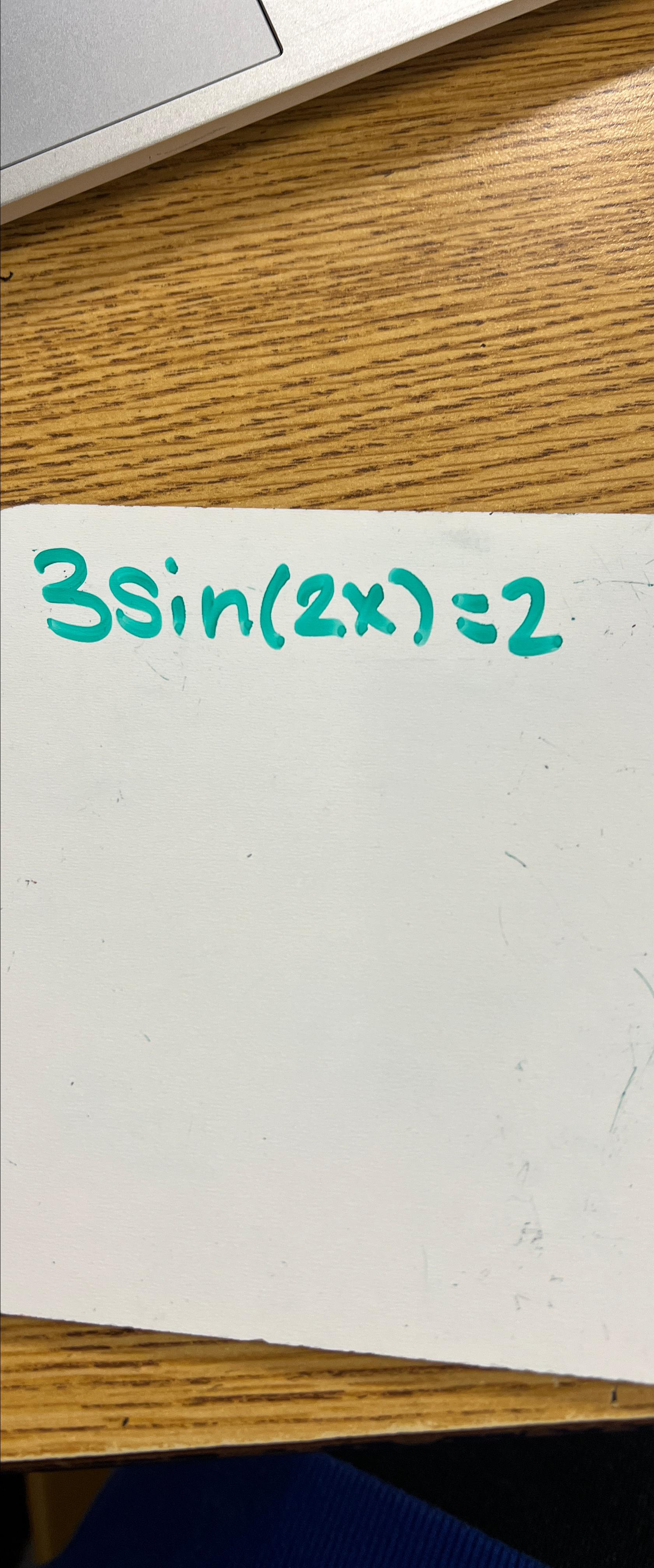Solved 3sin(2x)=2 | Chegg.com