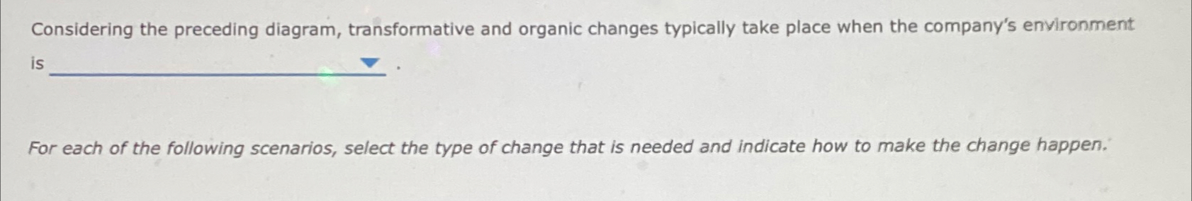 Solved Considering the preceding diagram, transformative and | Chegg.com