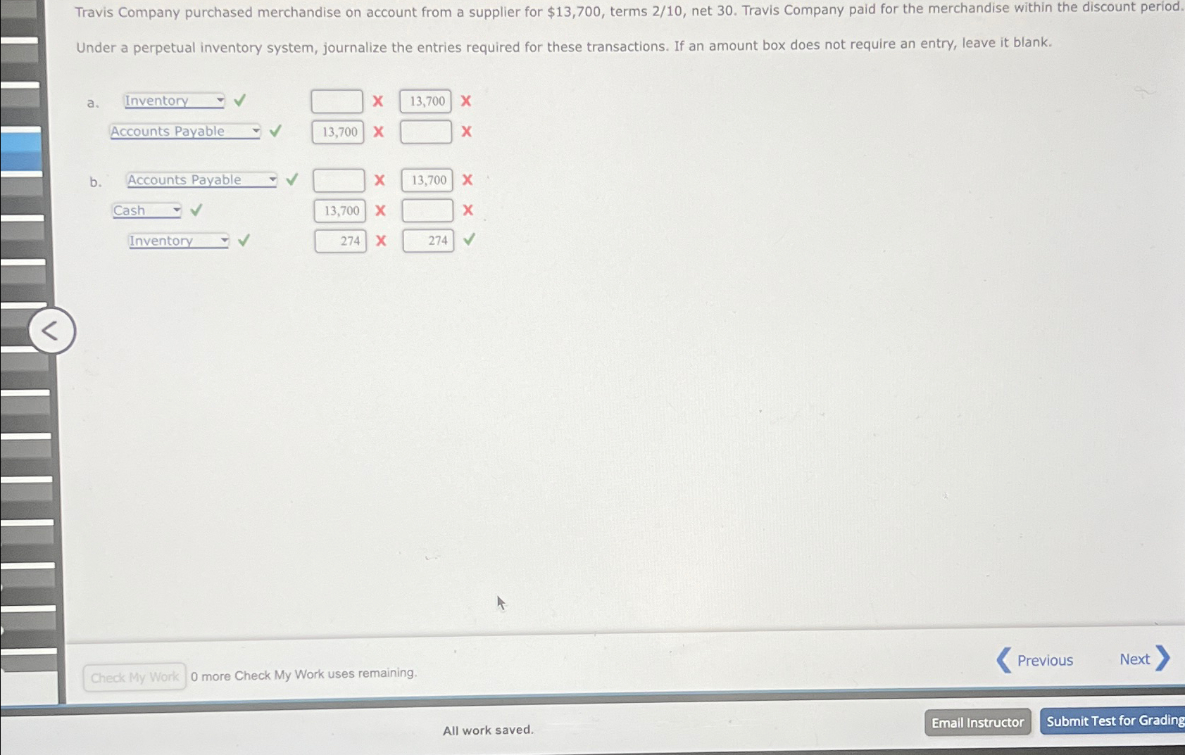 Travis Company purchased merchandise on account from | Chegg.com
