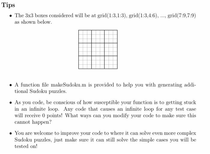 Solved 4 Simple Sudoku solver function (grid_ solved] | Chegg.com