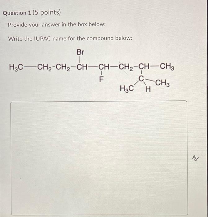 Solved Question 1 (5 points) Provide your answer in the box | Chegg.com