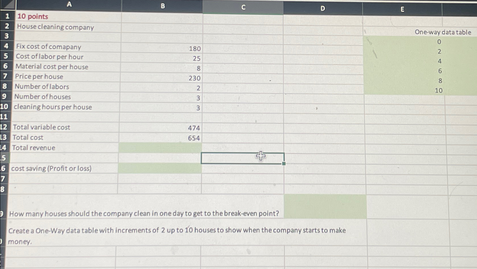 Solved Solve for the total revenue and cost saving? | Chegg.com