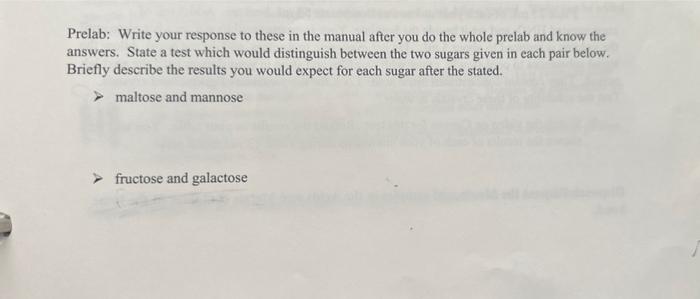 Solved the tests available are mucic acid test, Benedict's | Chegg.com