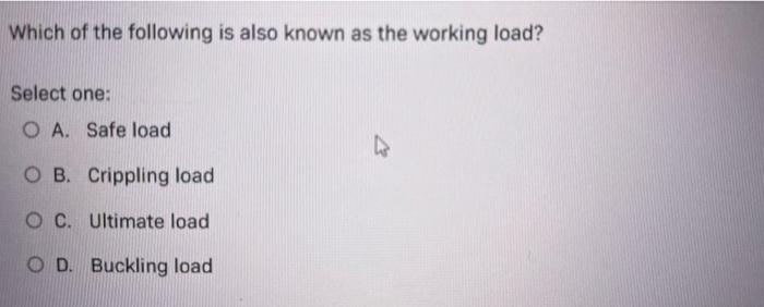 Solved Which of the following is also known as the working | Chegg.com