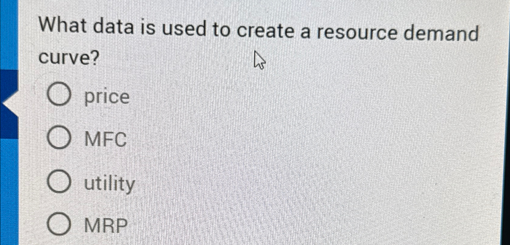 Solved What data is used to create a resource demand | Chegg.com